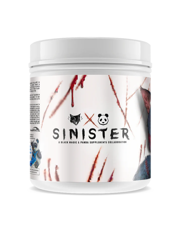 Black Magic X Panda Supps Sinister Pre-Workout (Limited Edition Collab